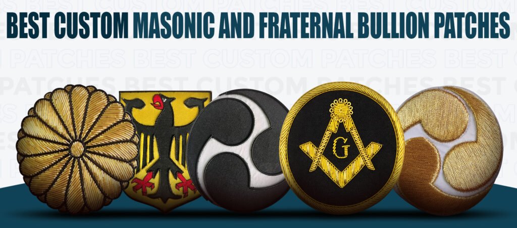 Customized Masonic and Fraternal Bullion Patches